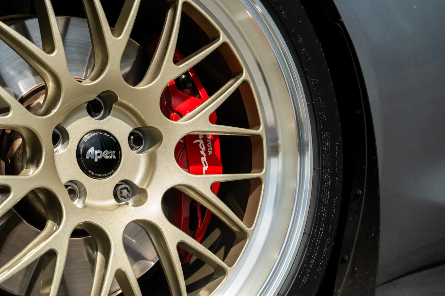 Toyota GR Supra with 19" ML-10RT Wheels in Machined Lip Gloss ...