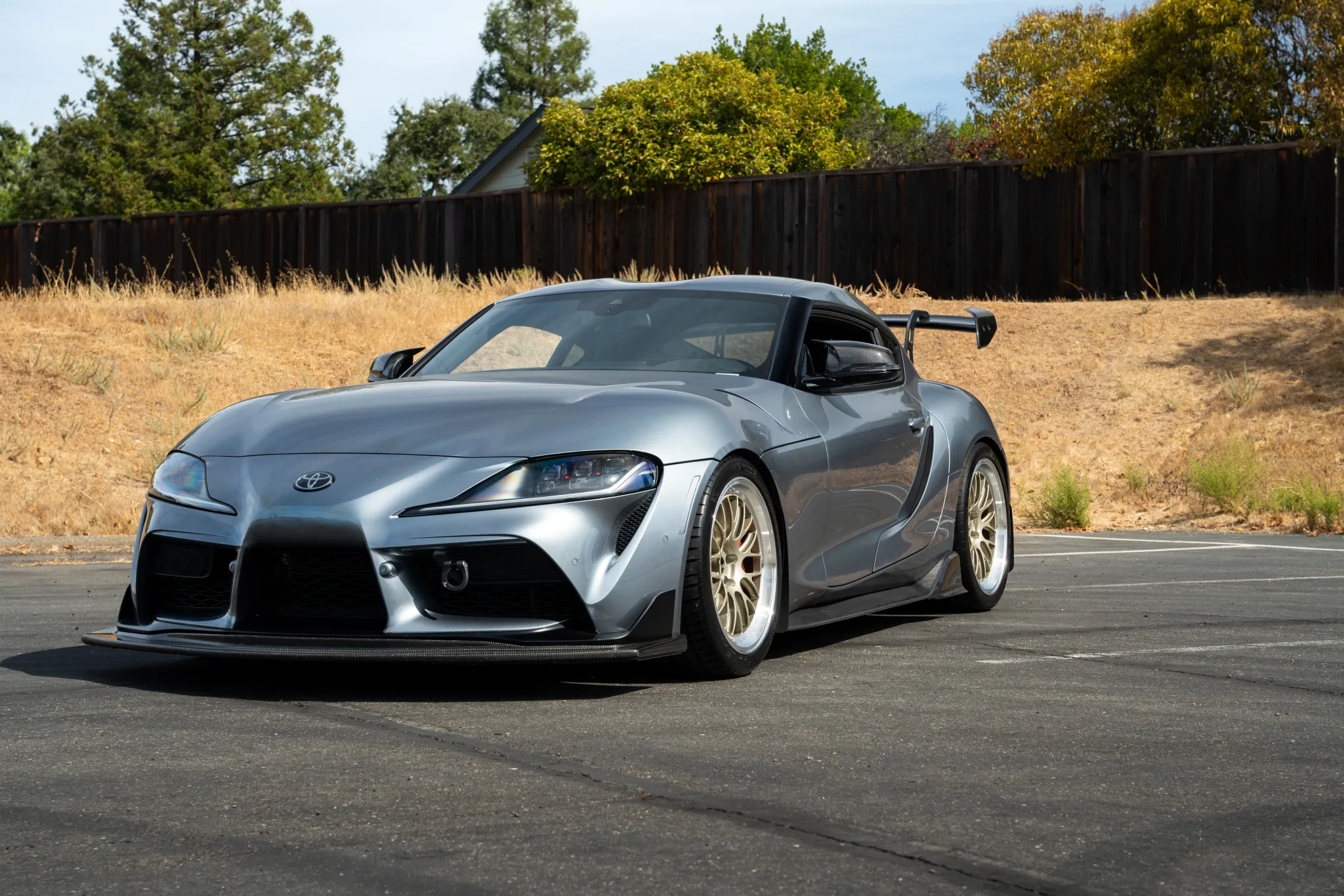 Toyota GR Supra with 19" ML-10RT Wheels in Machined Lip Gloss ...