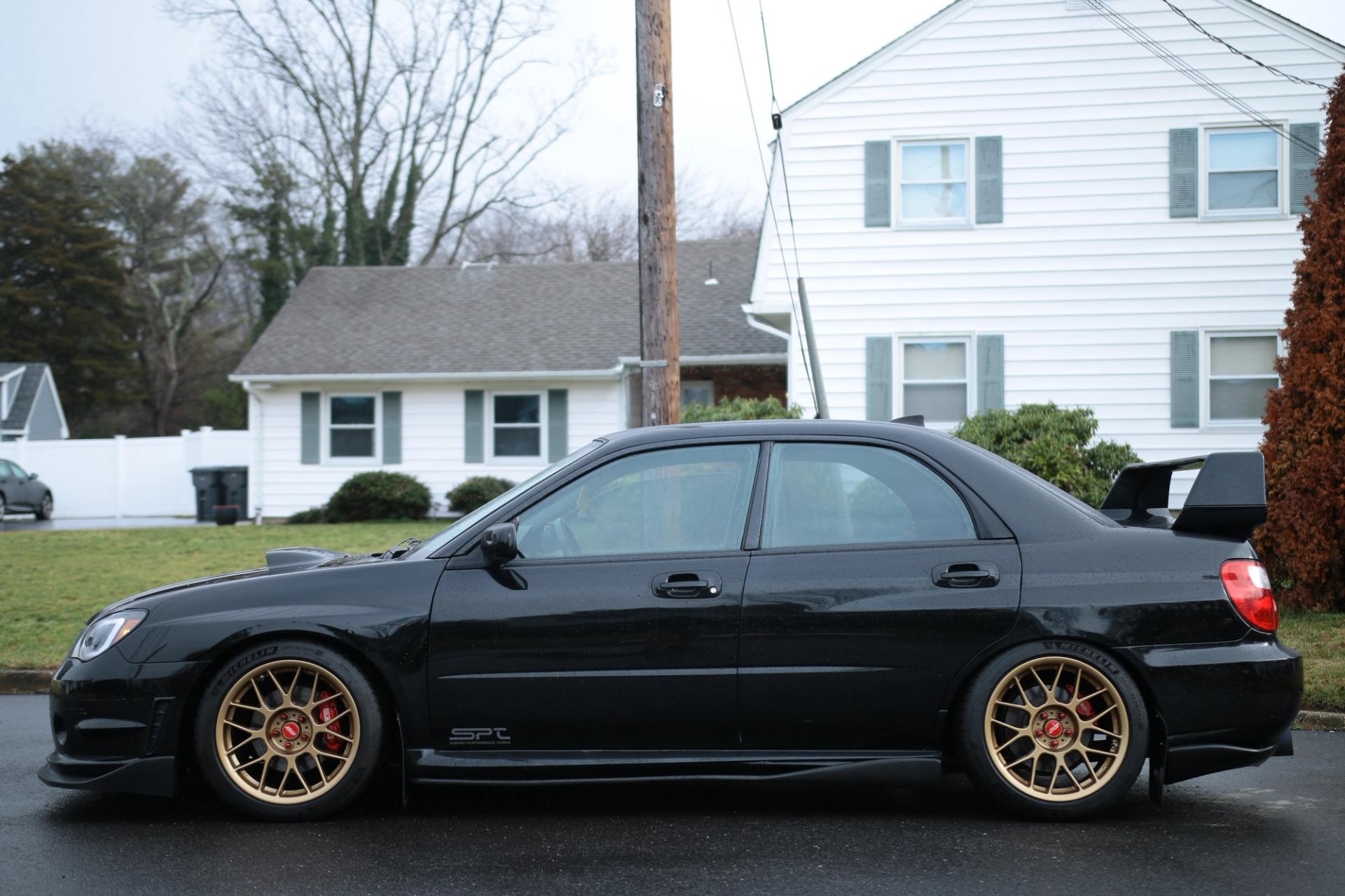 Subaru GD WRX Sedan with 17" ARC-8 in Satin Bronze on Subaru GD WRX ...
