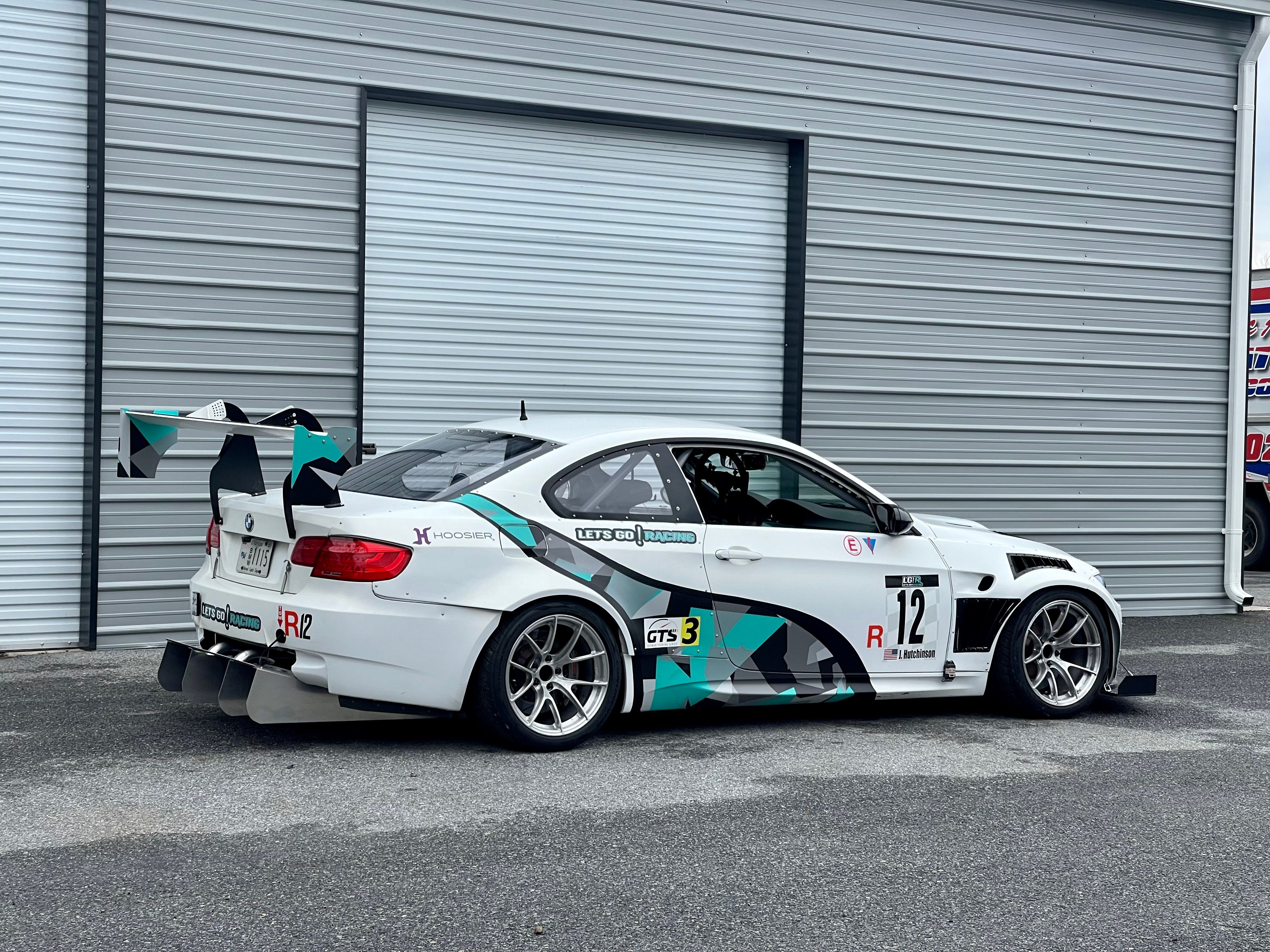 BMW E92 Coupe M3 with 18" VS-5RS Wheels in Brushed Clear