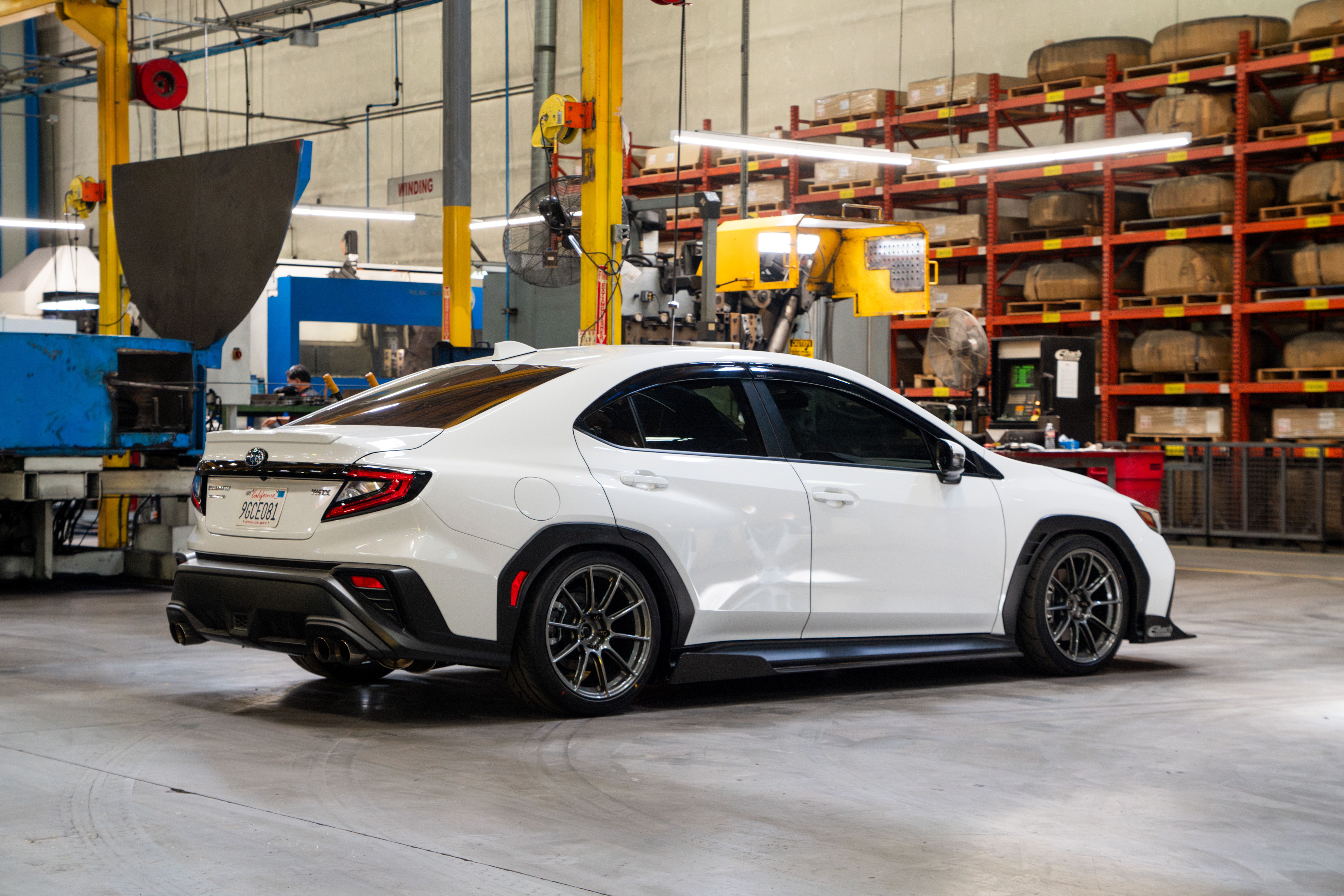 Subaru VB WRX with 18" SM-10RS Wheels in Anthracite