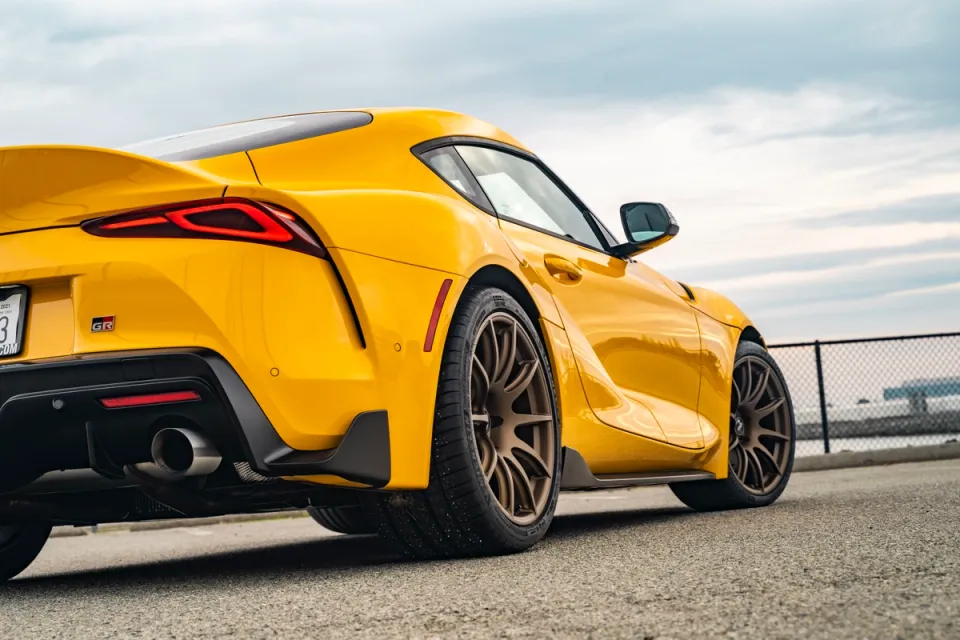 Toyota GR Supra with 19" SM-10 Wheels in Satin Bronze