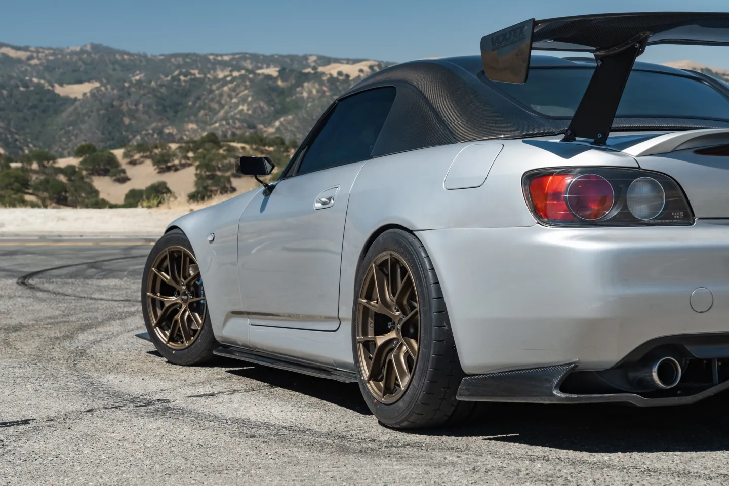 Honda S2000 with 17" VS-5RS Wheels in Satin Bronze