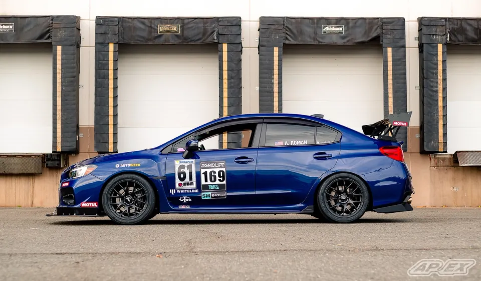 Subaru VA WRX STI with 18" EC-7 Wheels in Satin Black