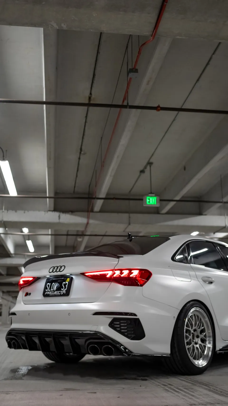 Audi 8Y S3 with 18" ML-10RT Wheels in Machined Lip Brushed Clear