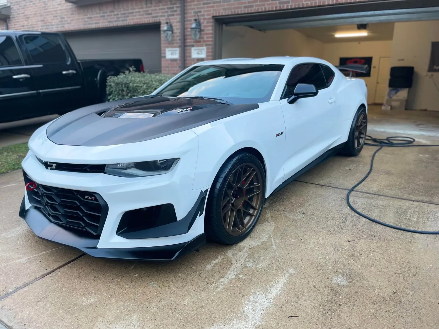 Chevrolet 6th Gen Camaro ZL1 1LE with 19" ARC-8 Wheels in Satin Bronze