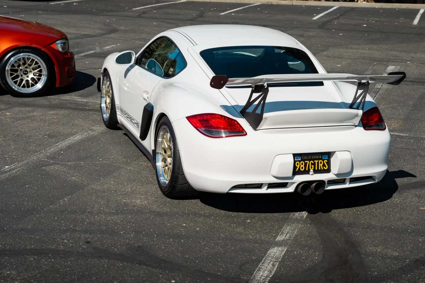 Porsche 987 Cayman Base with 18" ML-10RT Wheels in Machined Lip Gloss ...