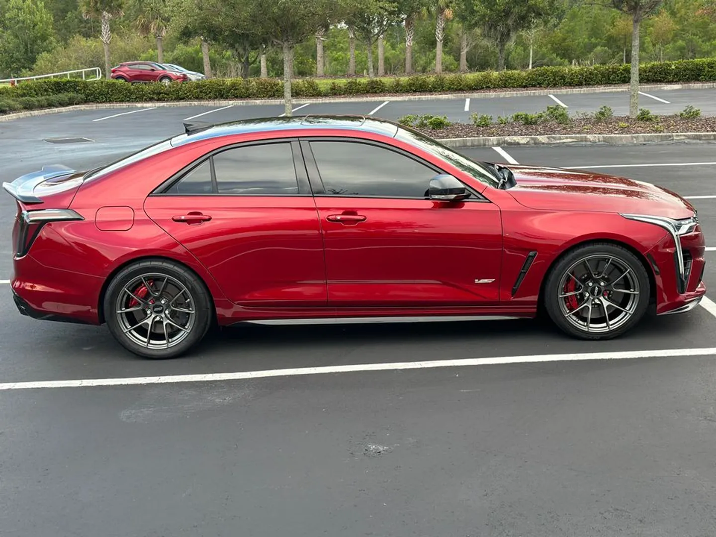 Cadillac CT4-V Blackwing with 18" VS-5RS Wheels in Anthracite