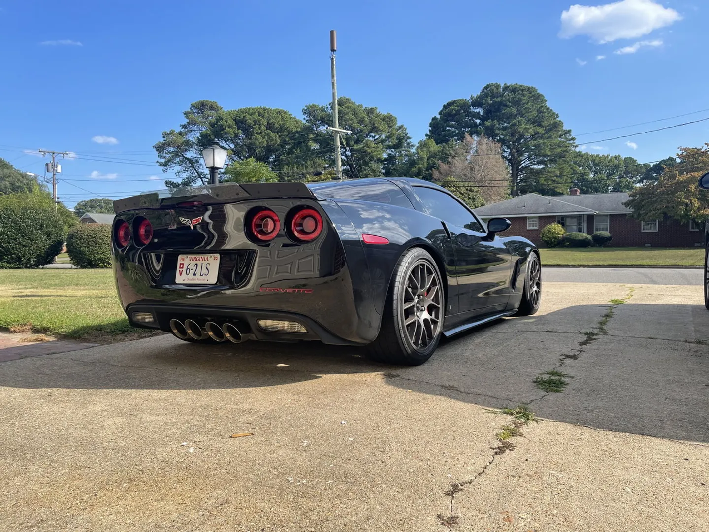 Chevrolet C6 Corvette Base/Z51 with 18"/19" EC-7 Wheels in Anthracite