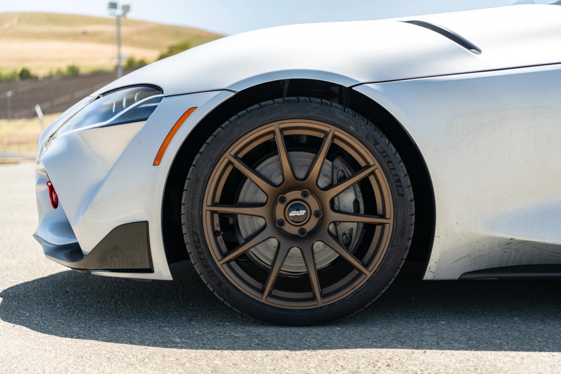 Toyota GR Supra with 19" SM-10 Wheels in Satin Bronze