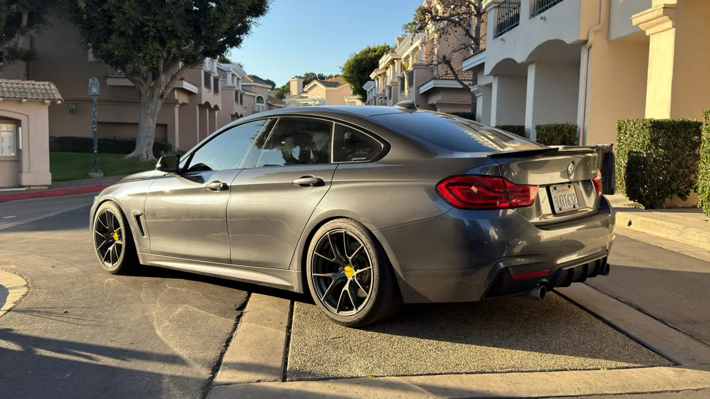 BMW F36 Gran Coupe 4 Series with 18" VS-5RS Wheels in Anthracite