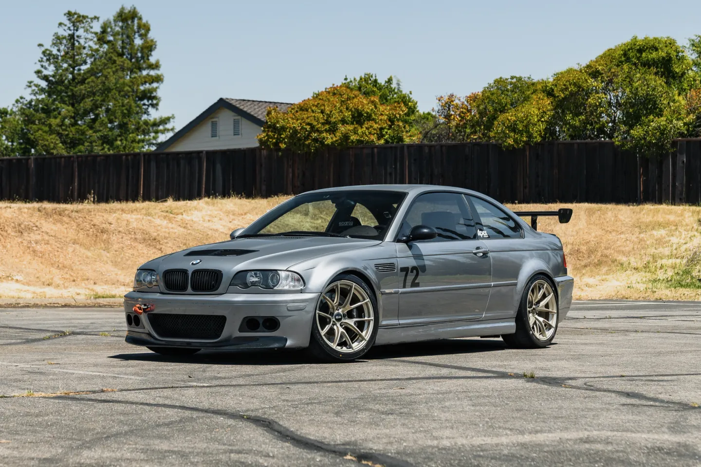 BMW E46 M3 with 18" VS-5RS Wheels in Motorsport Gold