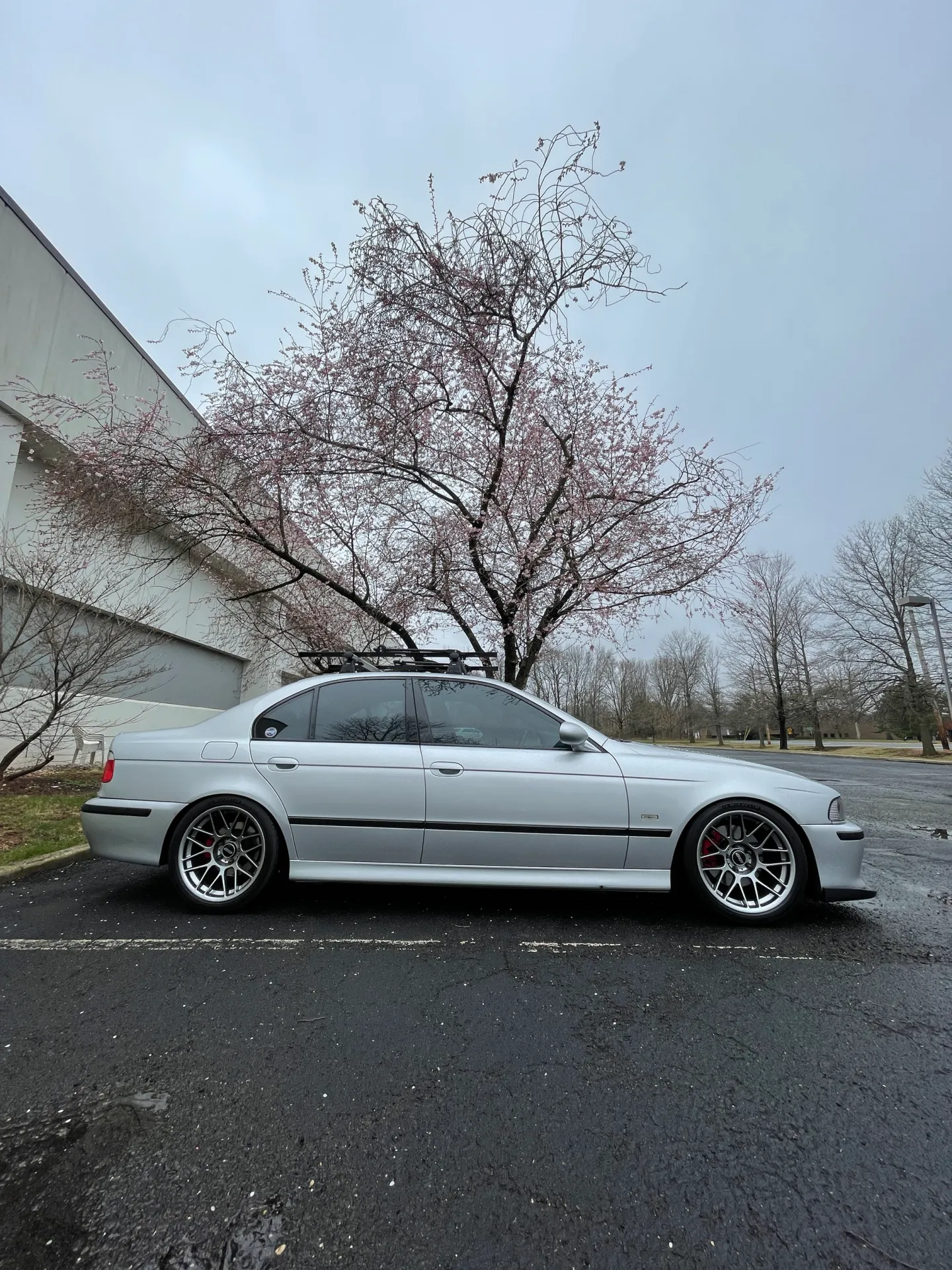 BMW E39 5 Series with 18" ARC-8 Wheels in Anthracite