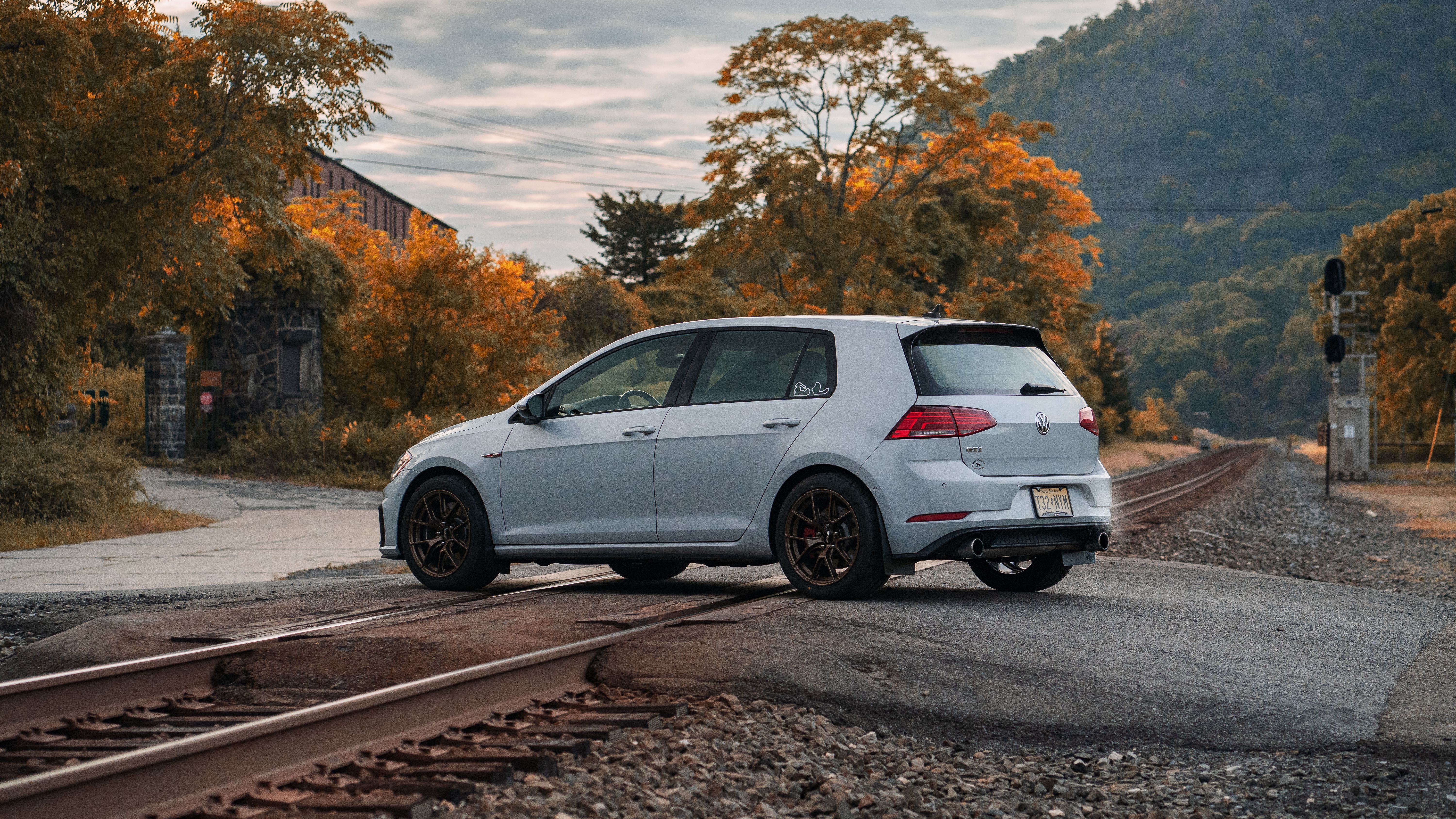 VW MK7 GTI with 17" VS-5RS in Satin Bronze on VW MK7 - Apex Album