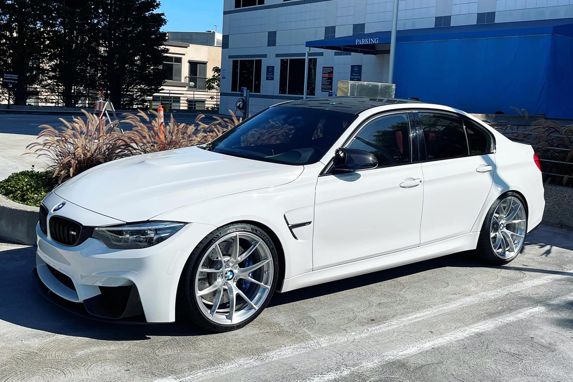 BMW F80 M3 with 20" VS-5RS Wheels in Brushed Clear