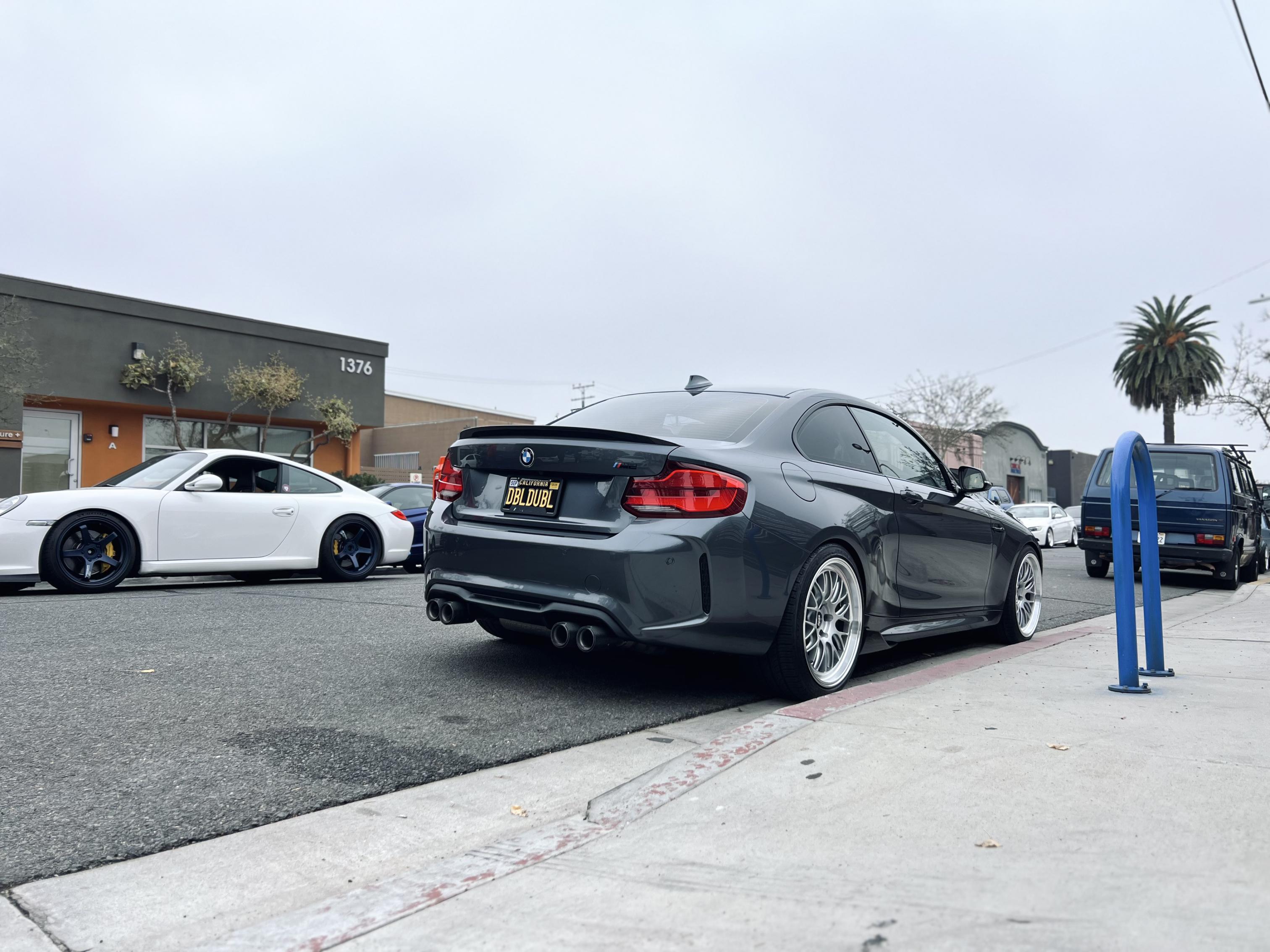 BMW F87 M2 with 19" ML-10RT Wheels in Machined Lip Race Silver