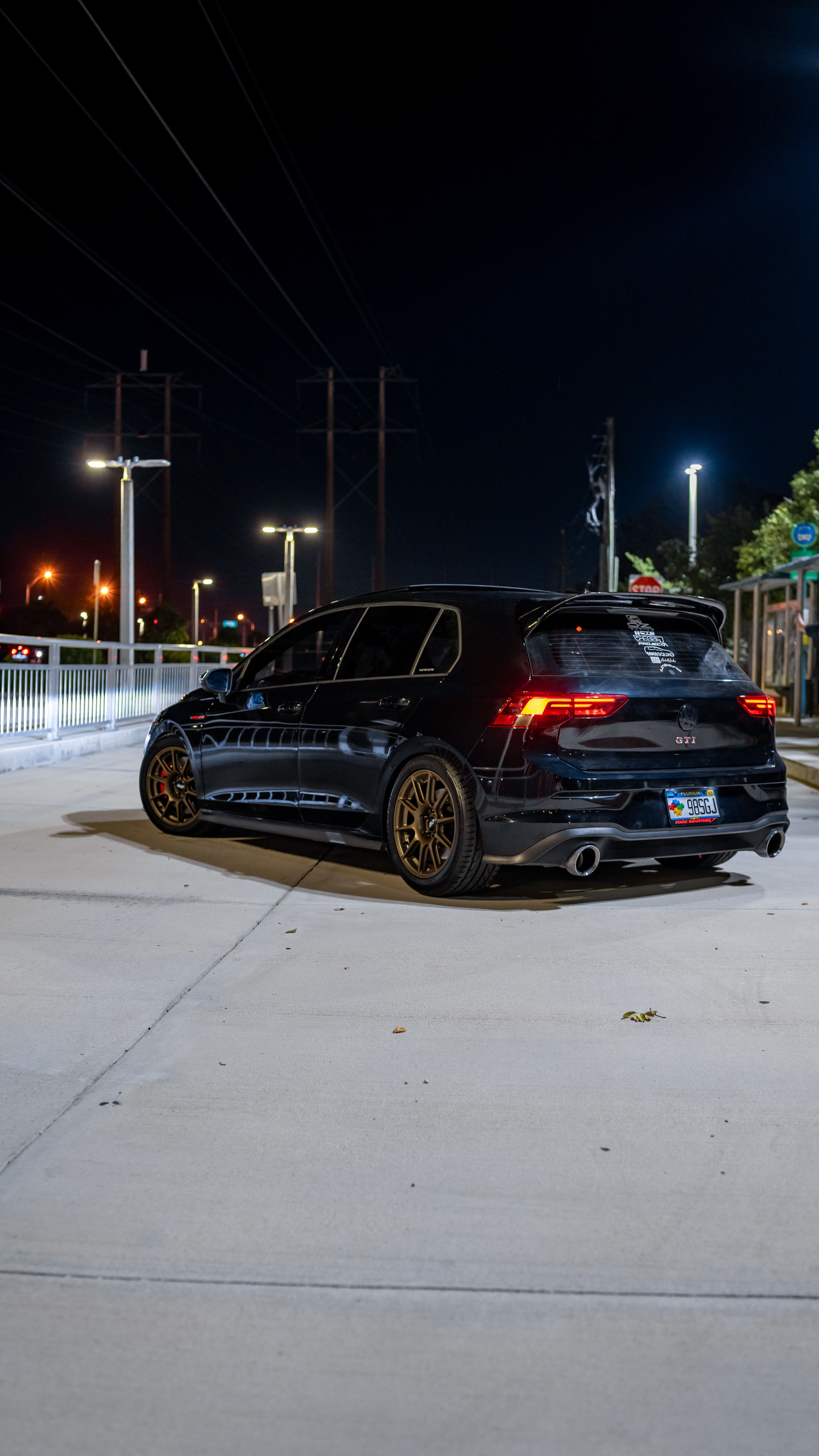 VW MK8 GTI with 17" SM-10 in Satin Bronze on VW MK8 - Apex Album