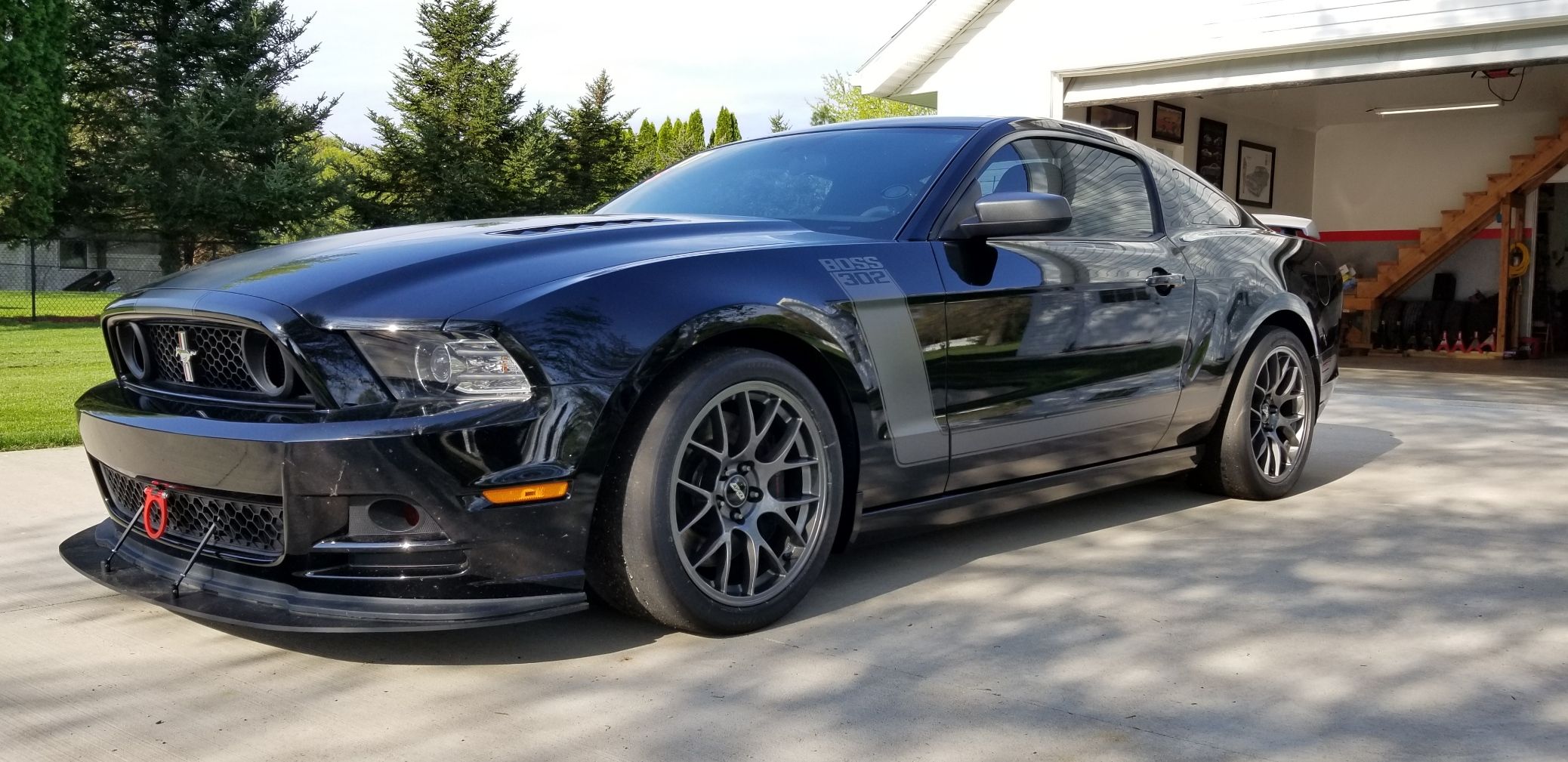 Ford S197 Mustang Boss 302 with 18" EC-7 in Anthracite on Ford S197 ...