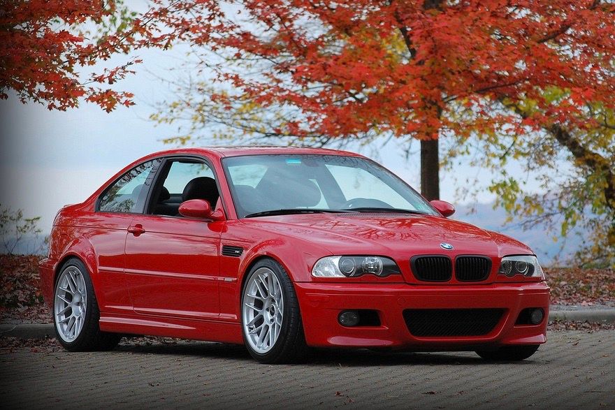 BMW E46 M3 with 18" ARC-8 Wheels in Hyper Silver