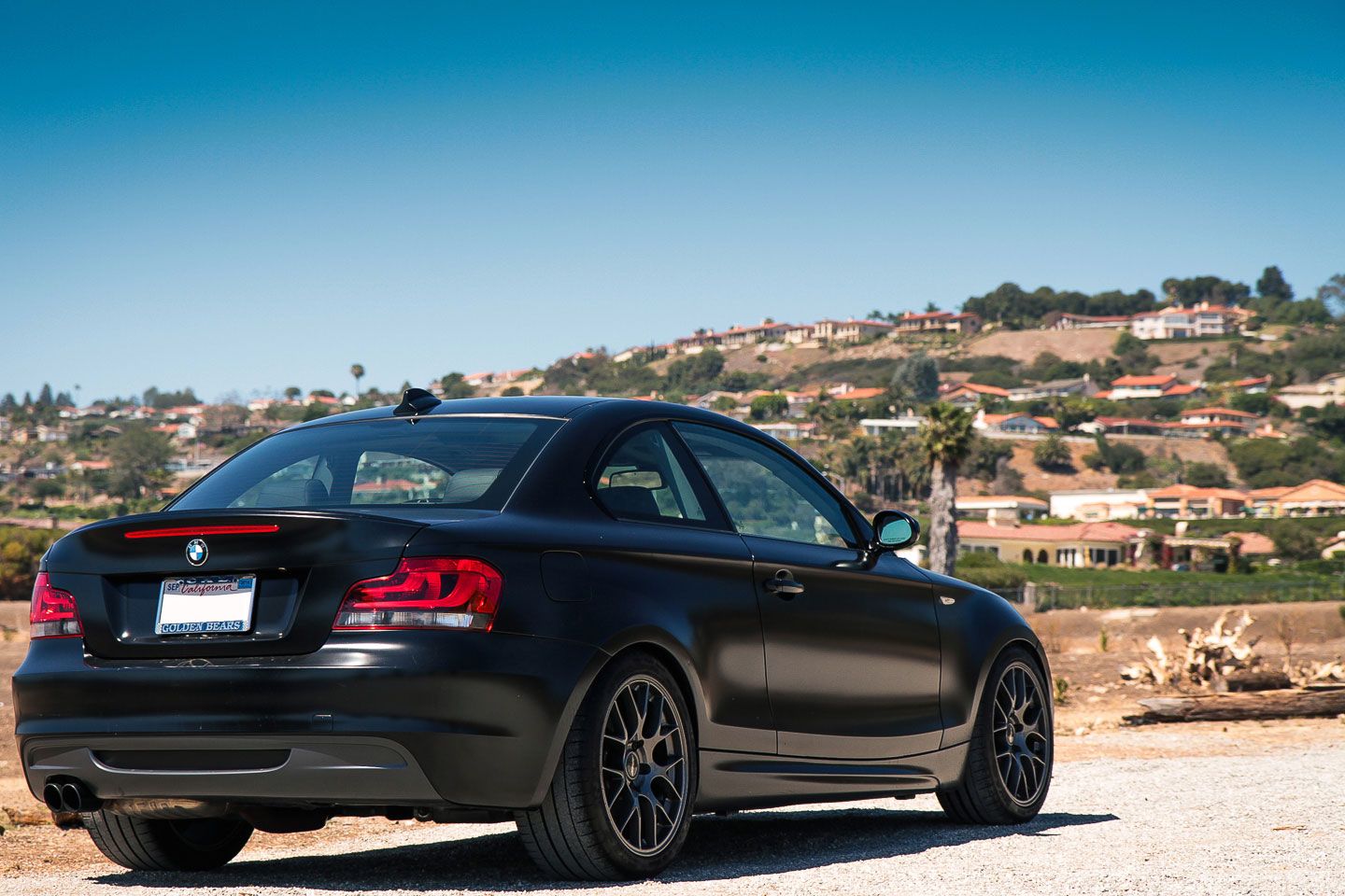 BMW E82 Coupe 1 Series with 18" EC-7 in Anthracite on BMW E82 E88 ...