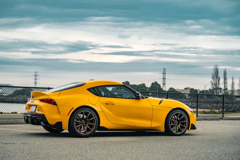 Toyota GR Supra with 19" SM-10 Wheels in Satin Bronze