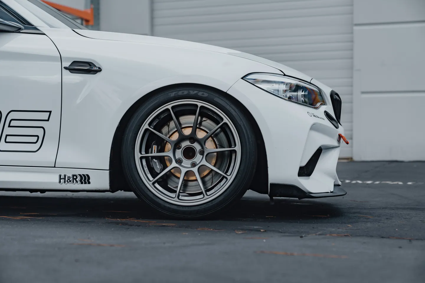BMW F87 M2 with 18" SM-10RE Wheels in Anthracite