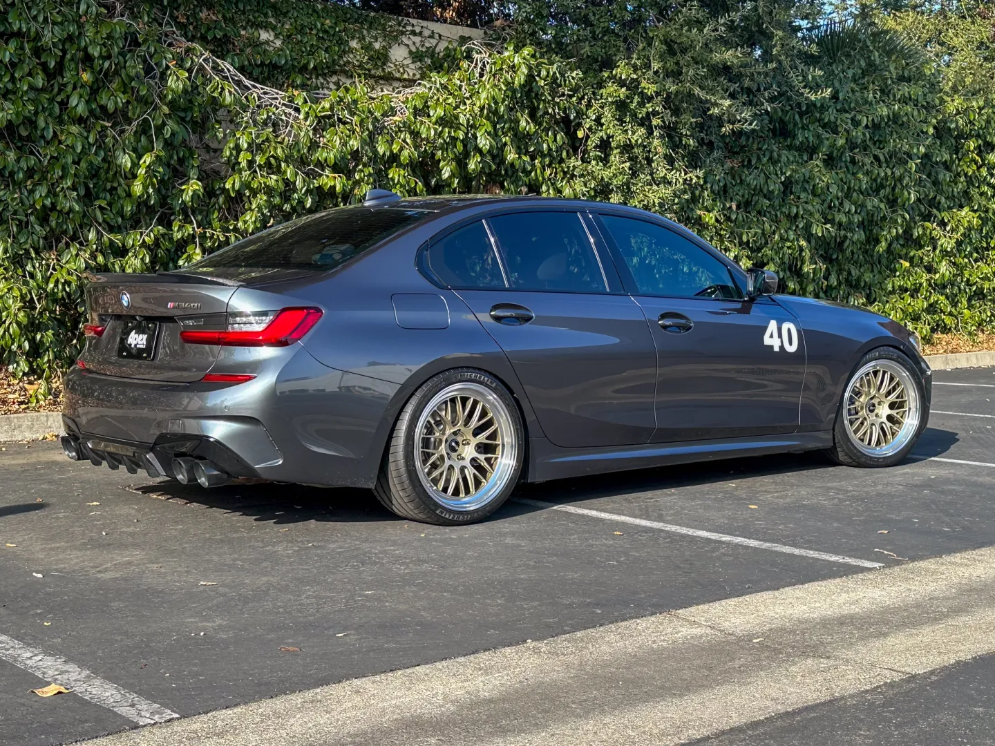 BMW G20 Sedan 3 Series with 19" ML-10RT Wheels in Machined Lip Gloss ...