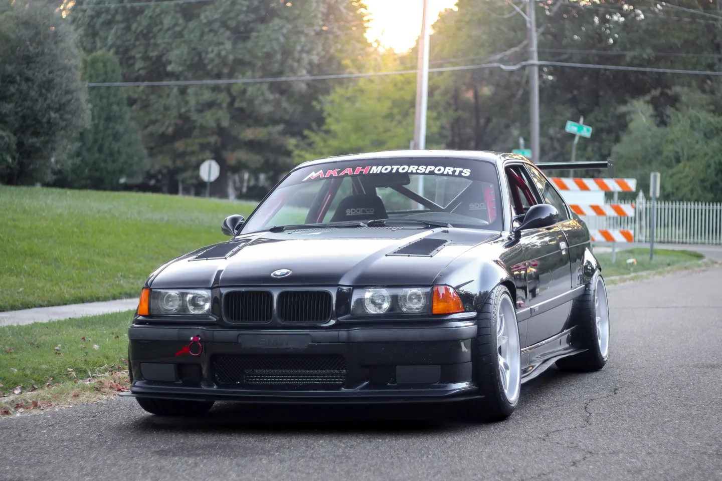 Mkah Motorsports E36 M3 With Wide FL-5 Wheels