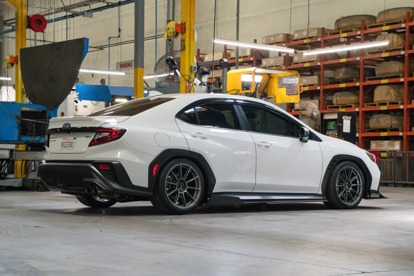 Subaru VB WRX with 18" SM-10RS Wheels in Anthracite