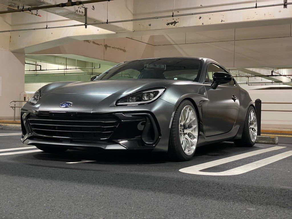 Subaru ZD8 / Gen 2 BRZ with 18" EC-7R in Brushed Clear on Subaru ZD8 ...