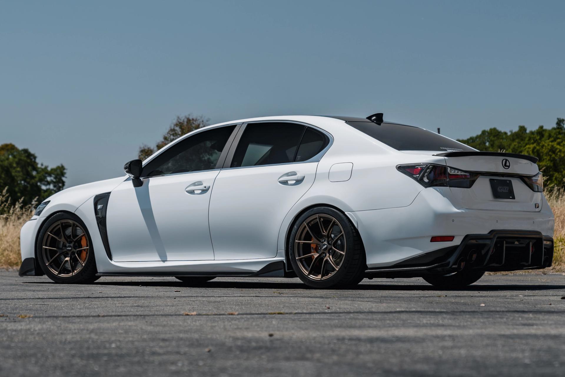Lexus L10 GS-F with 18" VS-5RS Wheels in Satin Bronze