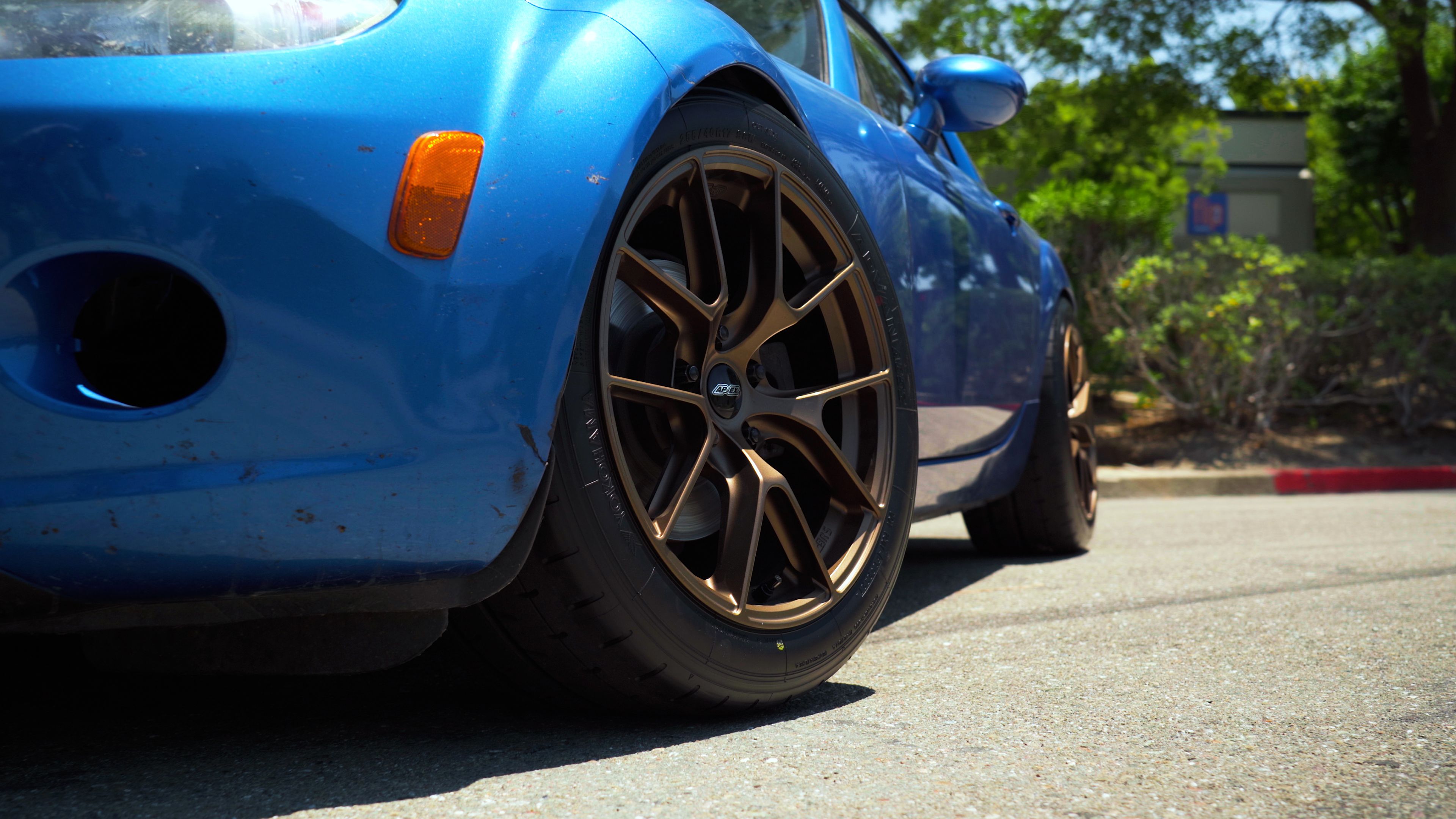 Mazda NC Miata with 17" VS-5RS Wheels in Satin Bronze