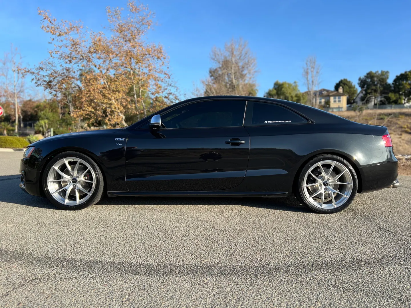 Audi B8 S5 with 19" VS-5RS Wheels in Brushed Clear