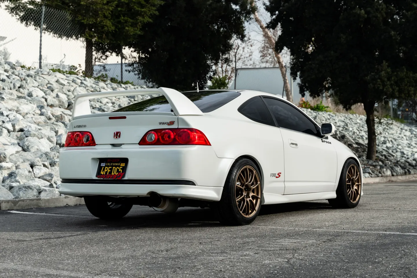 Acura DC5 RSX with 17" SM-10RS Wheels in Satin Bronze
