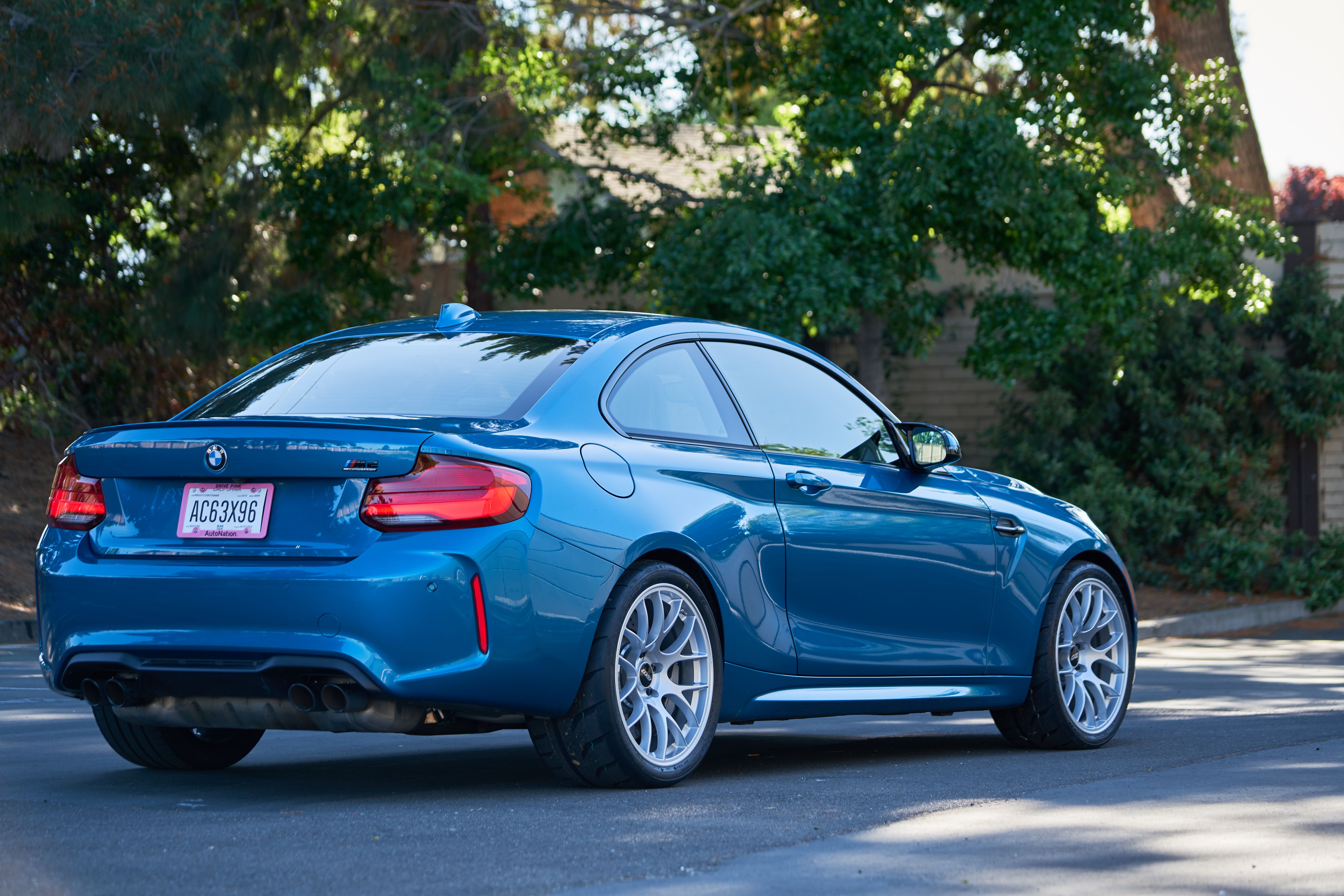 BMW F87 M2 with 19" EC-7 in Race Silver on BMW F87 - Apex Album