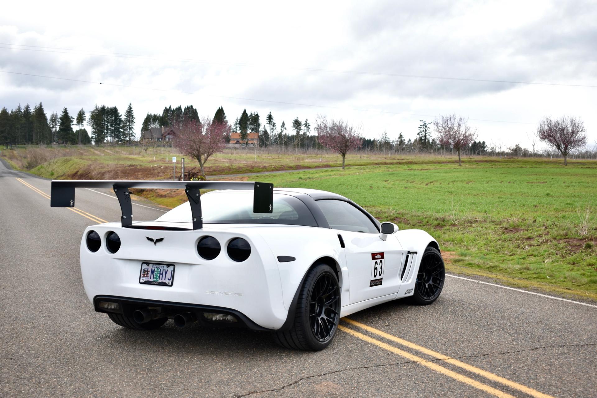 Chevrolet C6 Corvette Grand Sport with 18"/19" EC-7RS in Satin Black on ...