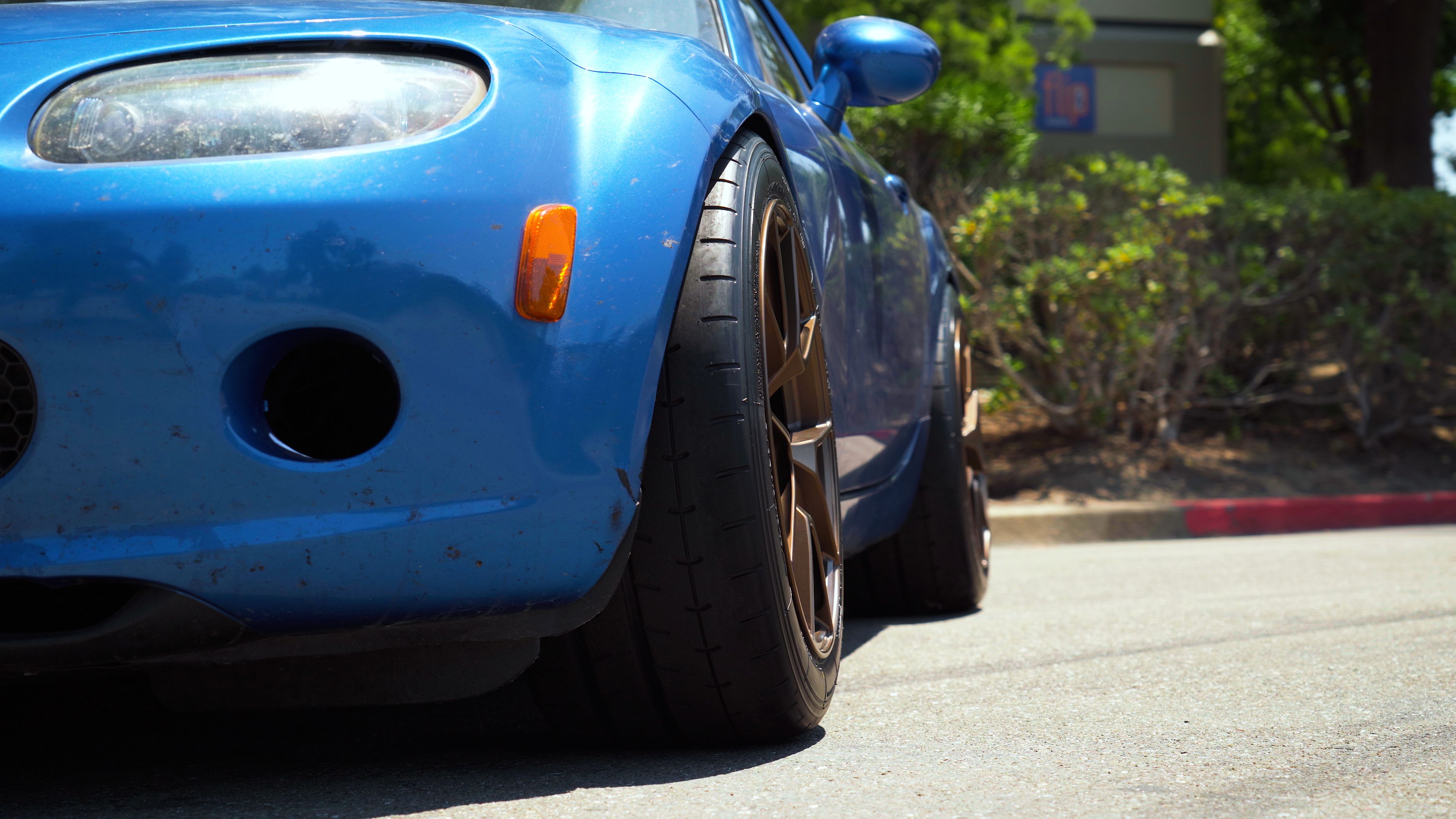 Mazda NC Miata with 17" VS-5RS Wheels in Satin Bronze