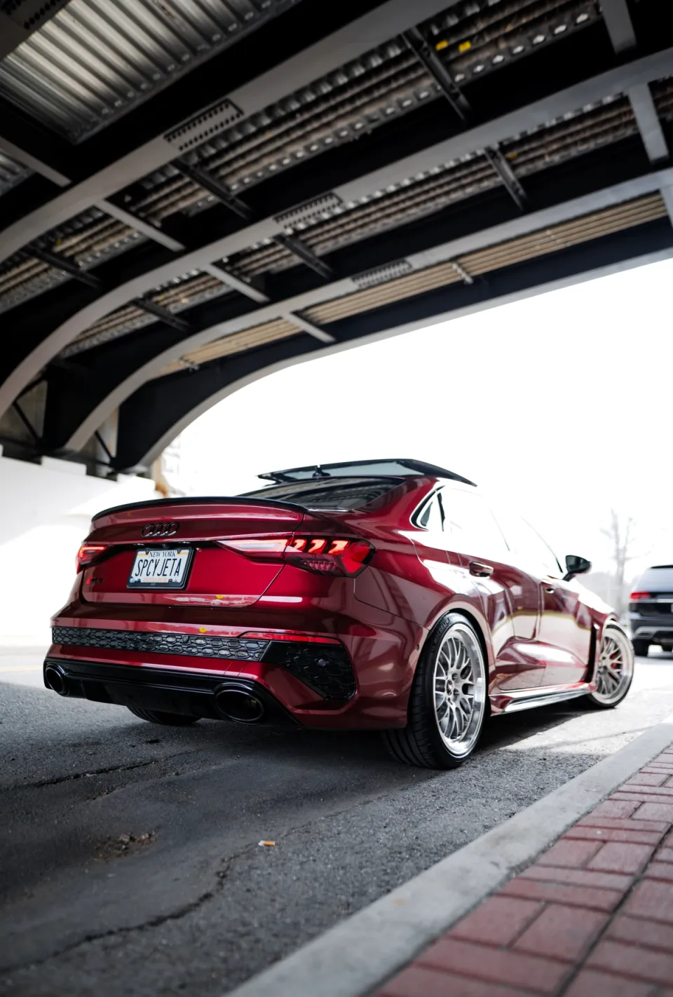 Audi 8Y RS 3 with 19" ML-10RT Wheels in Machined Lip Brushed Clear