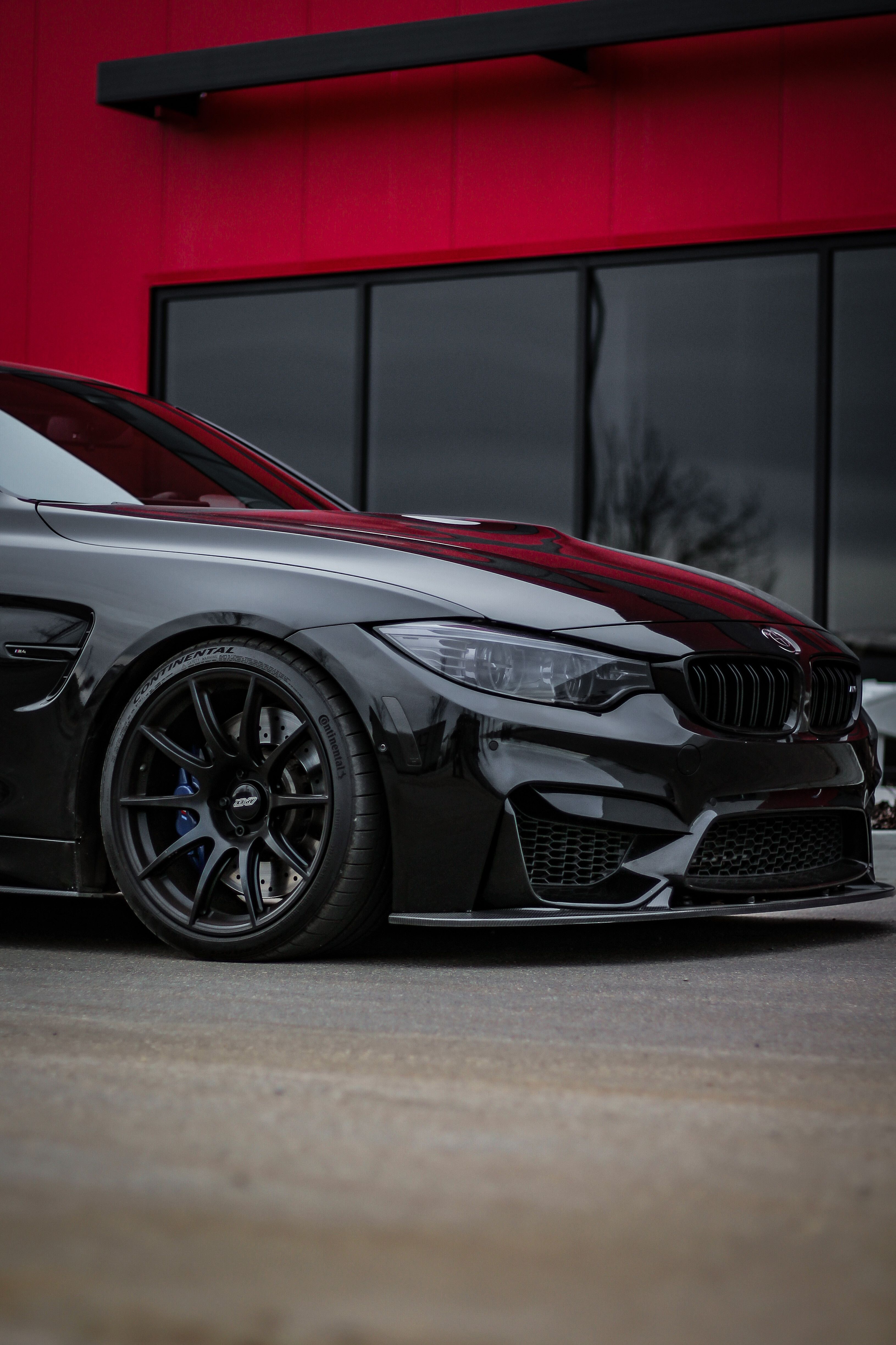 BMW F82 Coupe M4 with 19" SM-10 in Satin Black on BMW F82 F83 - Apex Album