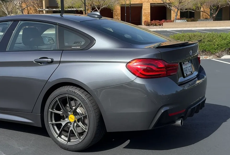 BMW F36 Gran Coupe 4 Series with 18" VS-5RS Wheels in Anthracite