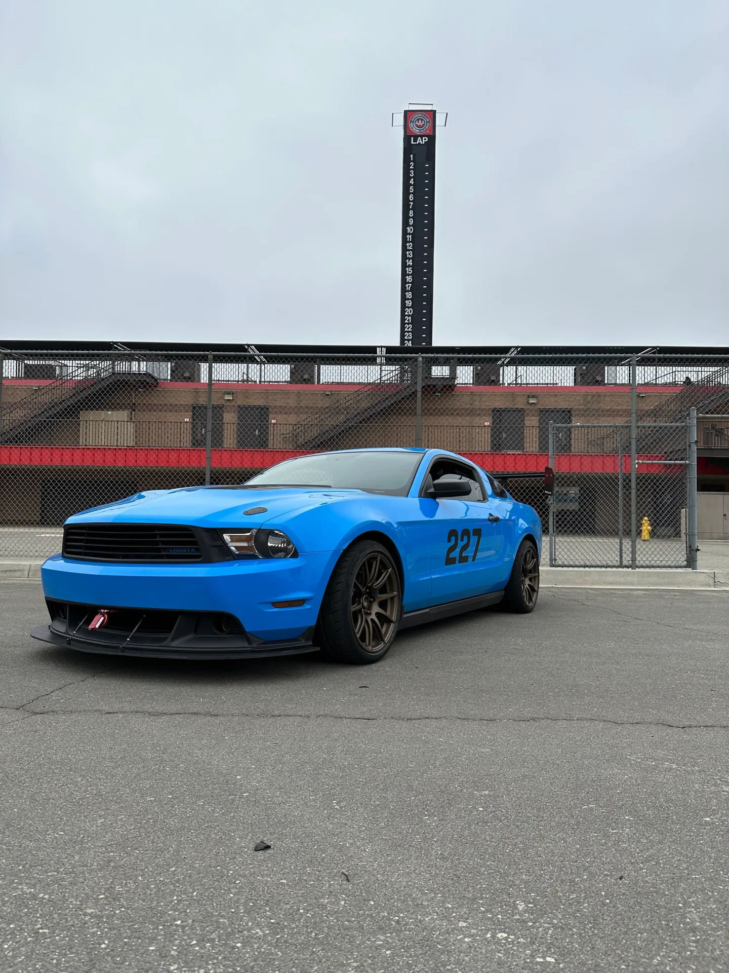 Ford S197 Mustang V6 with 18" SM-10 Wheels in Satin Bronze