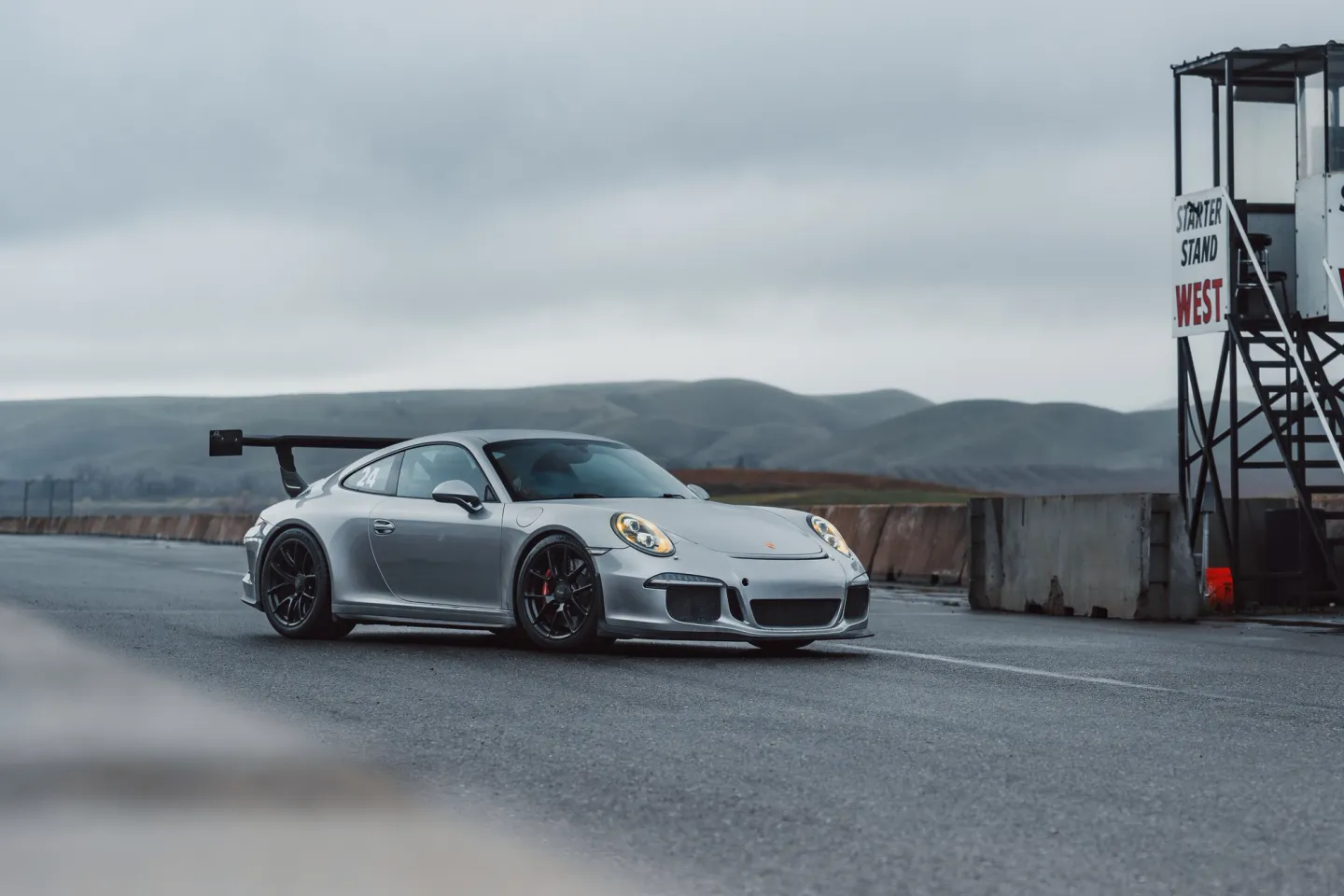 Porsche 911 991.1 GT3 with 19" VS-5RE Wheels in Satin Black