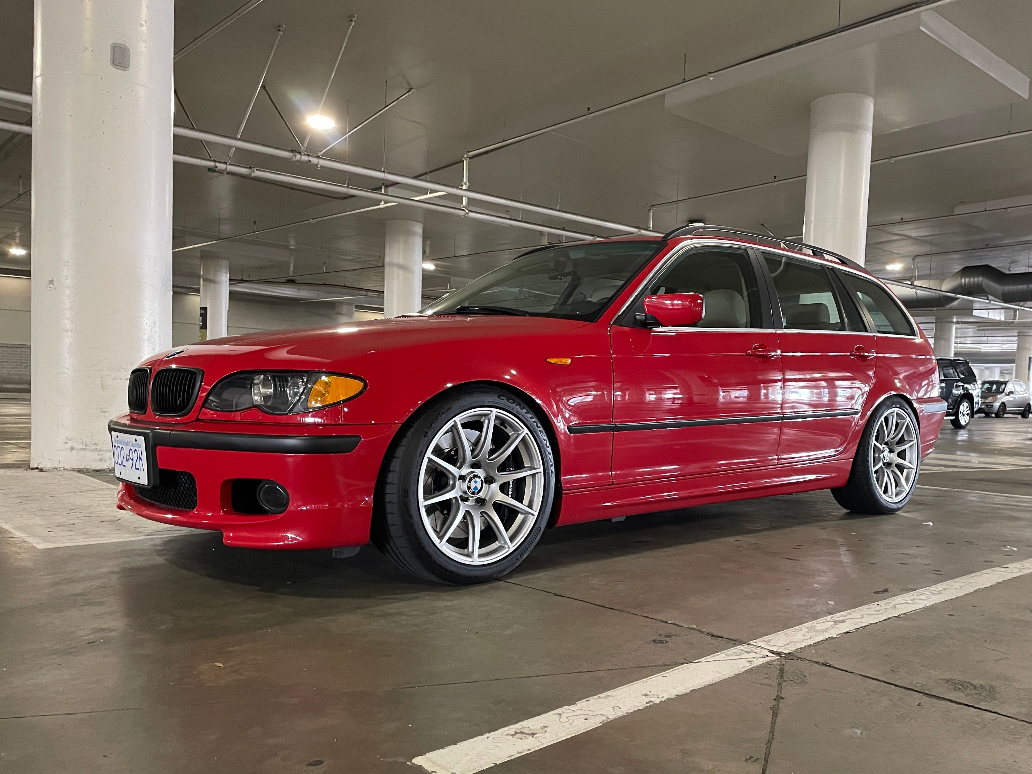 BMW E46 3 Series with 18" SM-10 in Race Silver on BMW E46 - Apex Album