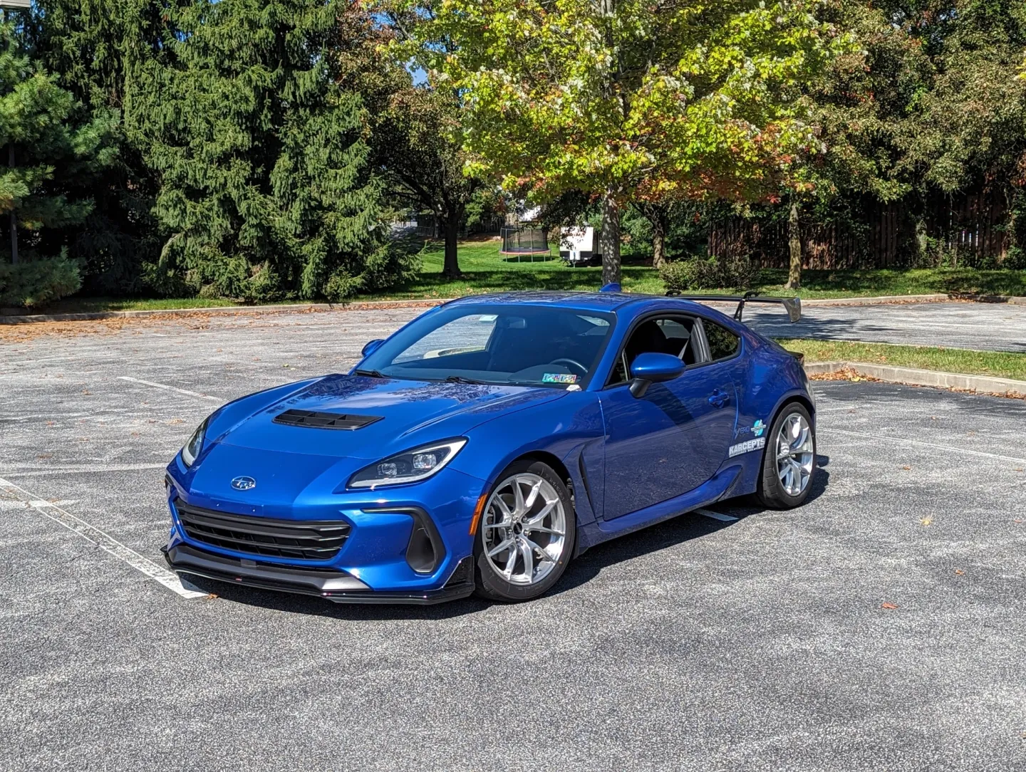 Subaru ZD8 / Gen 2 BRZ with 17" VS-5RS Wheels in Brushed Clear