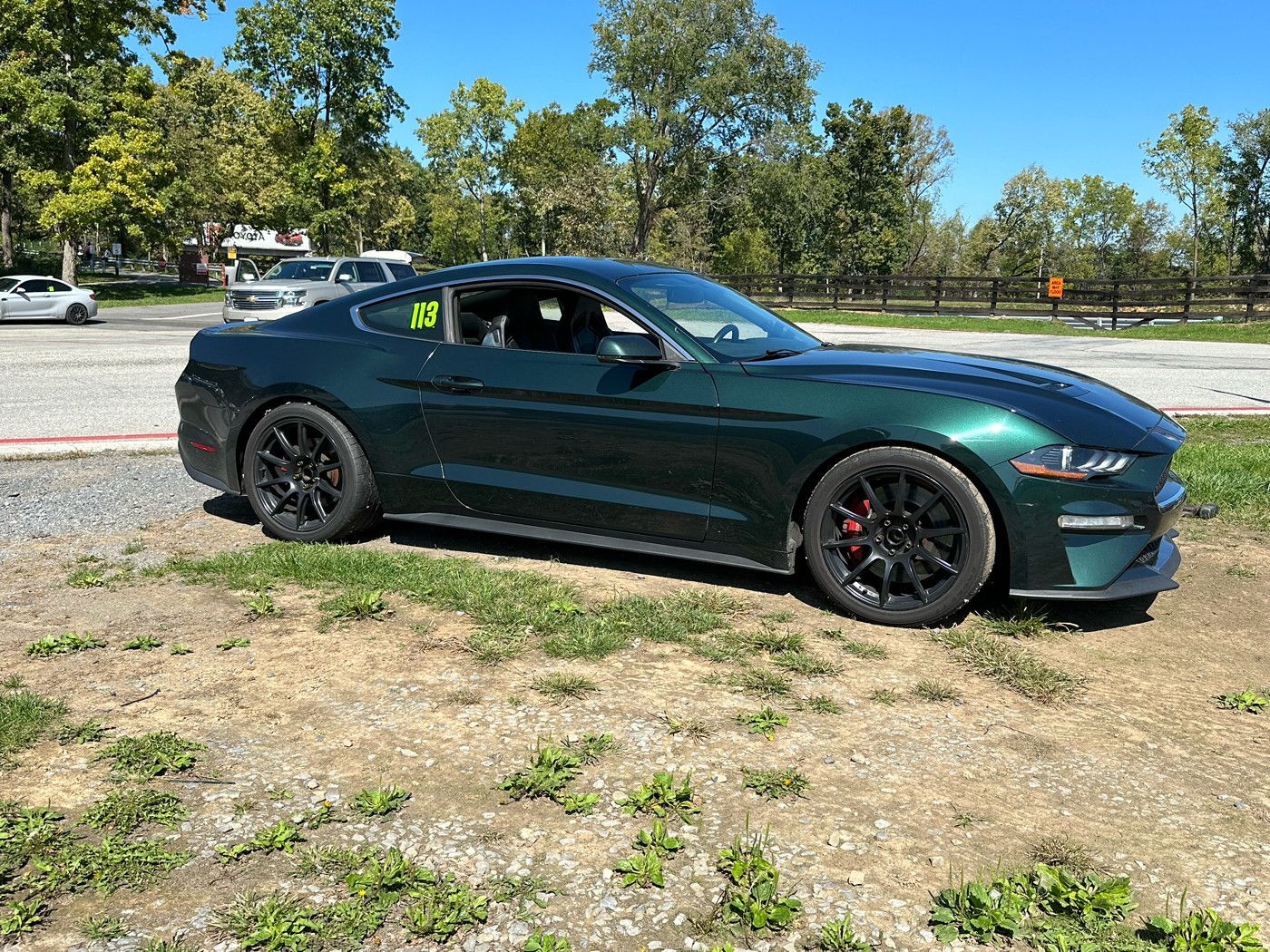 Ford S550 Mustang Bullitt with 19" SM-10 Wheels in Satin Black