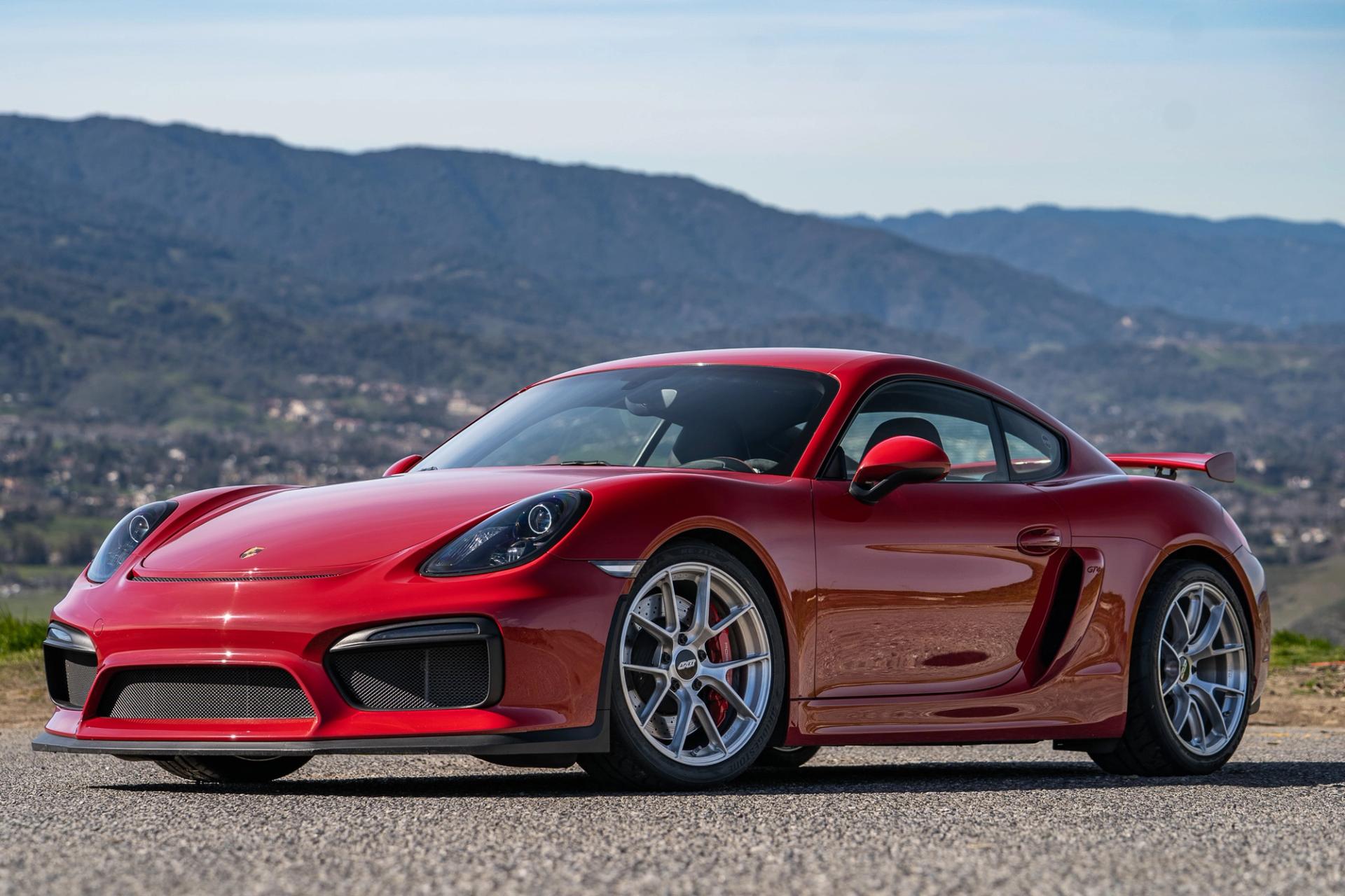 Porsche 981 Cayman GT4 with 19" VS-5RS in Brushed Clear on Porsche 981 ...