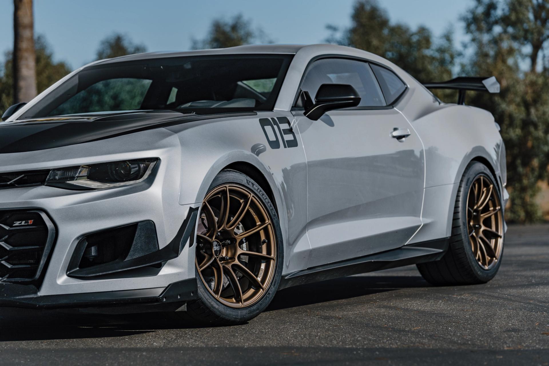 Chevrolet 6th Gen Camaro ZL1 1LE with 19" SM-10RS in Satin Bronze on ...