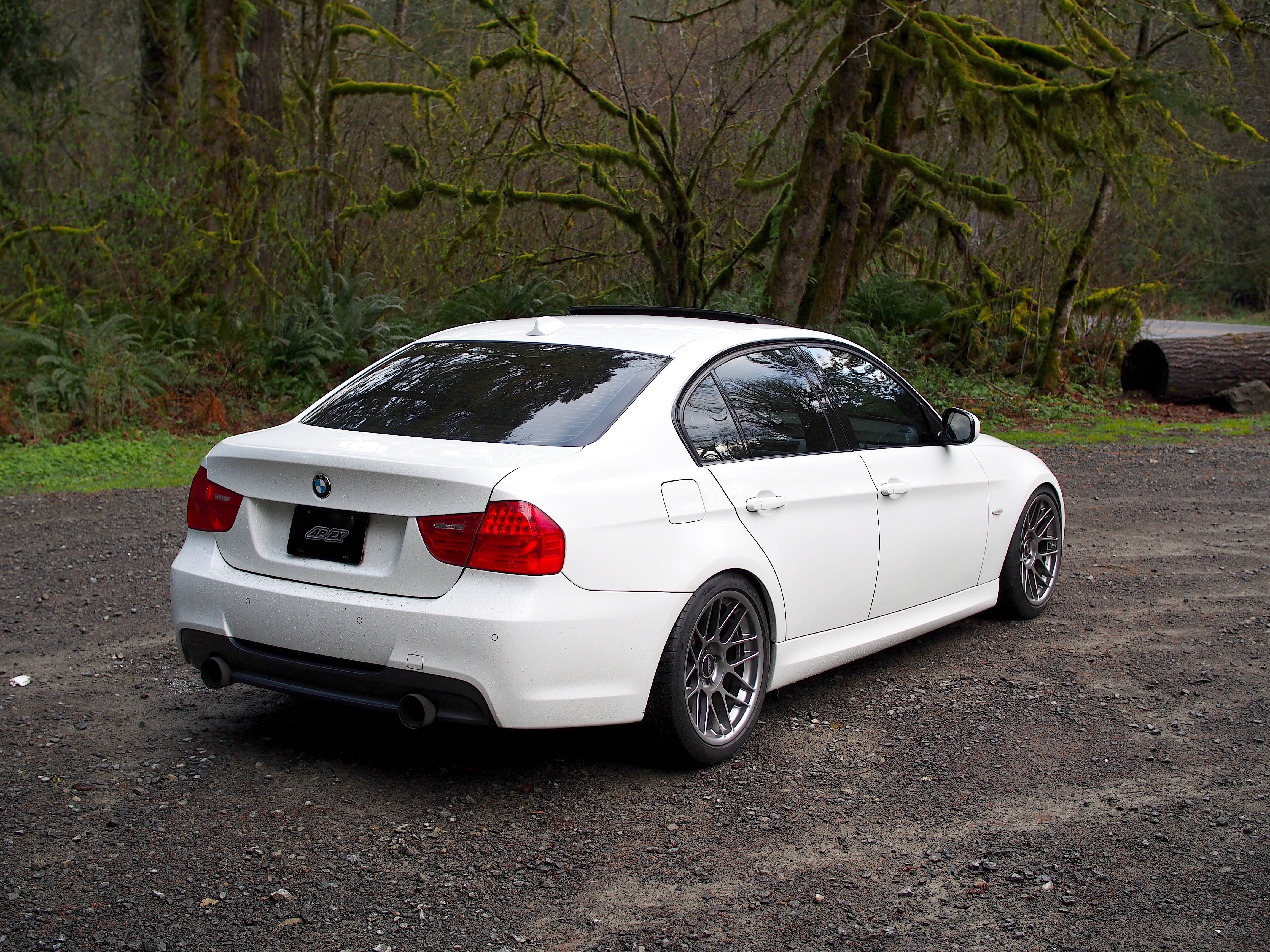 BMW E90 LCI Sedan 3 Series with 18" ARC-8 in Hyper Black on BMW E90 E91 ...