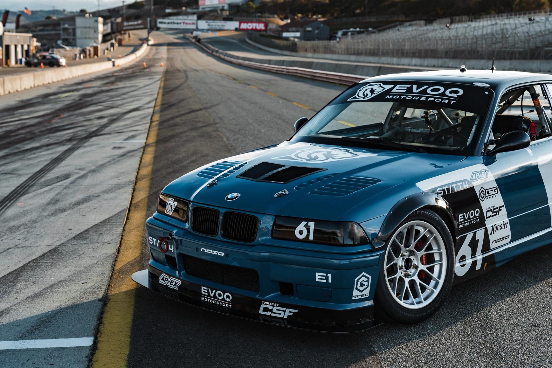 BMW E36 3 Series with 17" ARC-8 Wheels in Hyper Silver