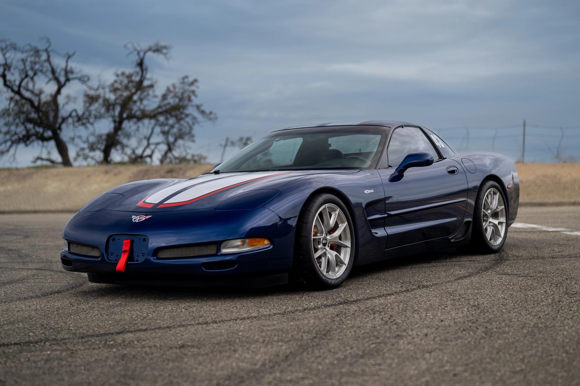 Chevrolet C5 Corvette Z06 with 18" VS-5RS in Brushed Clear on Chevrolet ...